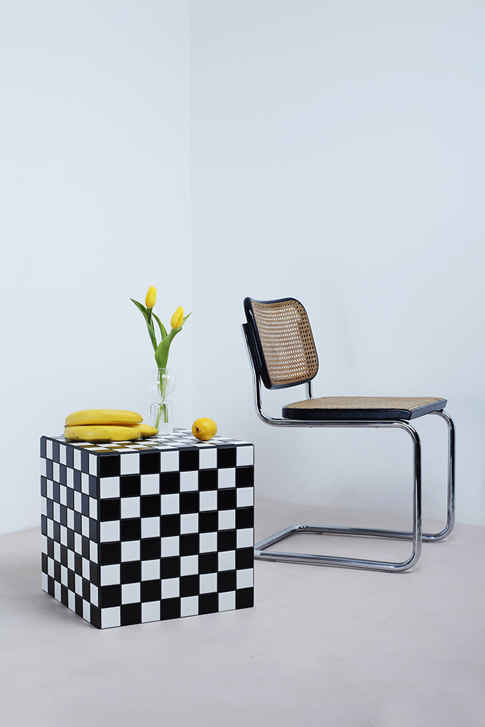 Handmade Modern Tiled Cube Side Table by ebtd | EBTD London ...