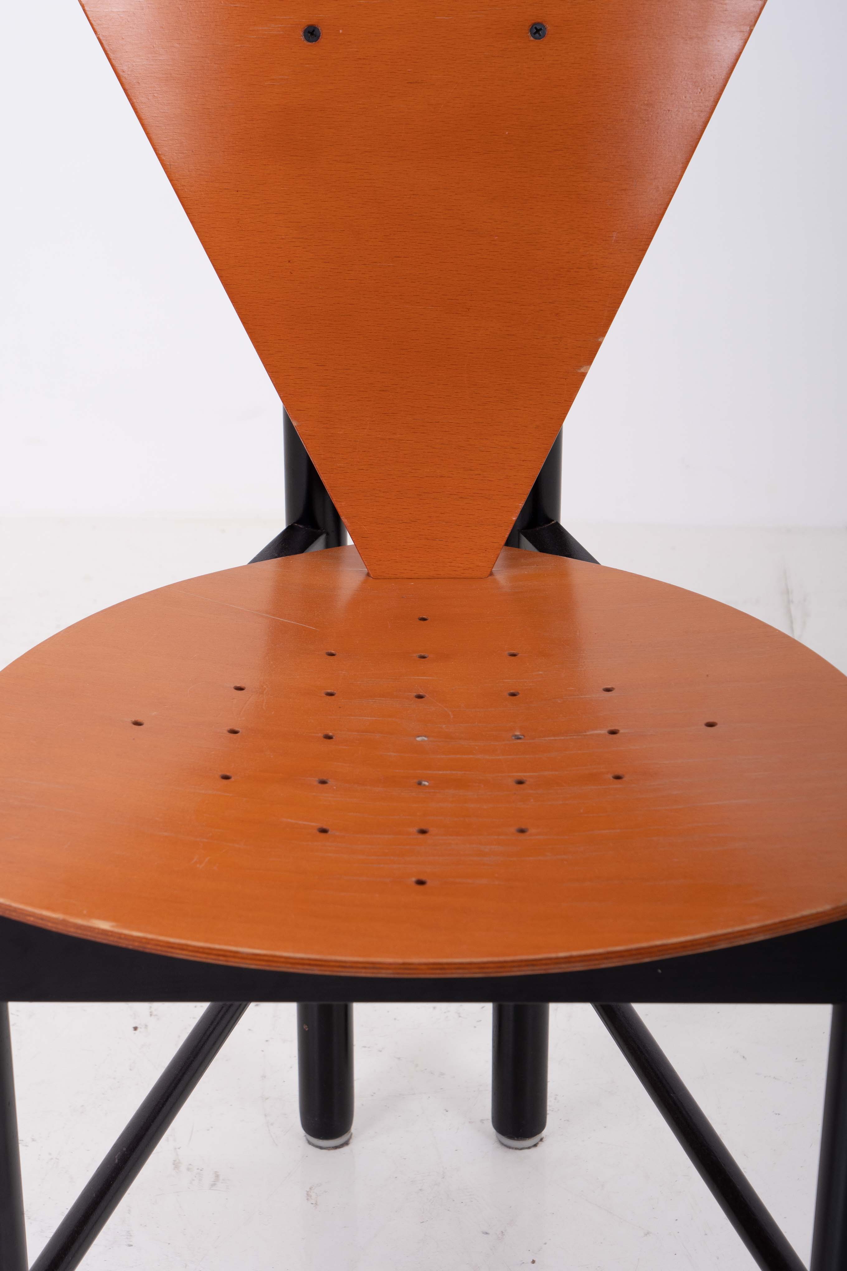 Vintage Architectural Postmodern Side chair | EBTD London ...